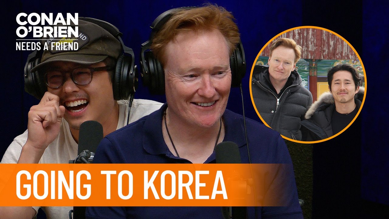 Steven Yeun & Conan Revisit Their Trip To Korea | Conan O'Brien Needs A ...