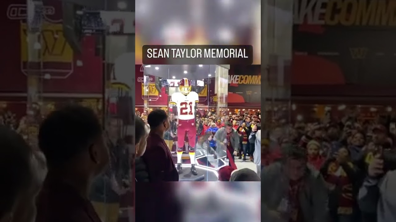 The Commanders unveil a Sean Taylor memorial on the 15th anniversary of ...