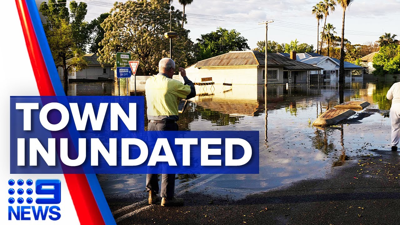 NSW town inundated by worst flood in 70 years | 9 News Australia - The ...