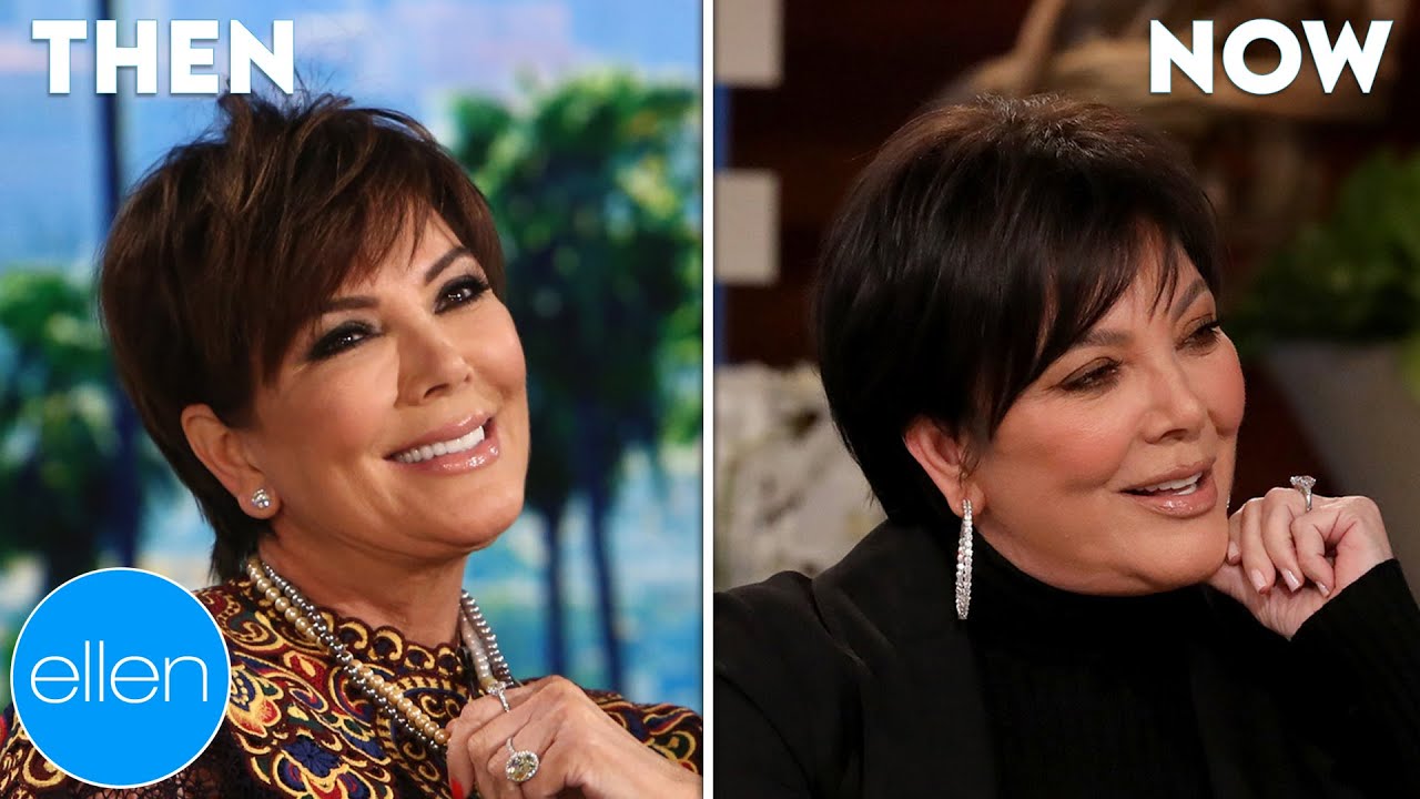 Then and Now: Kris Jenner's First and Last Appearances on 'The Ellen ...