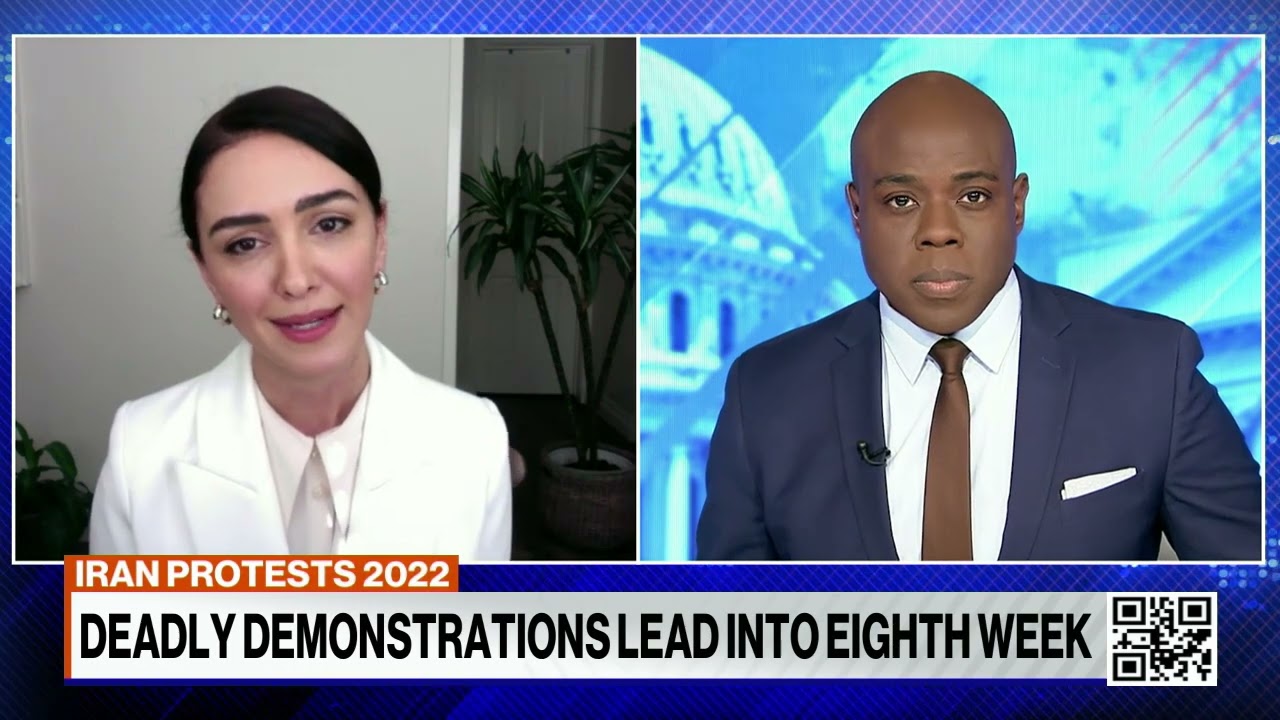 Iranian activist bringing awareness to deadly protests in home country ...