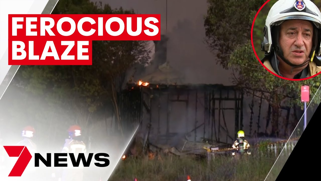 An abandoned house in Penrith has been destroyed in a ferocious blaze ...