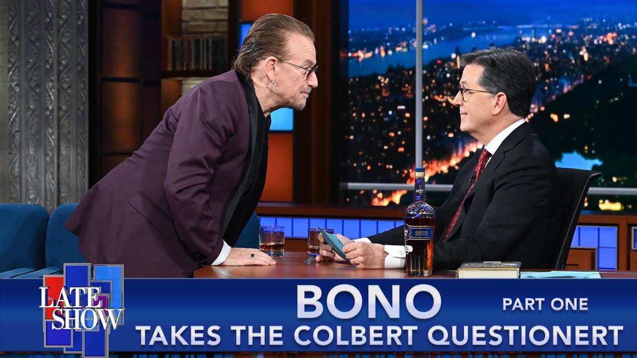 Bono Takes The Colbert Questionert, Part 1 - The Global Herald