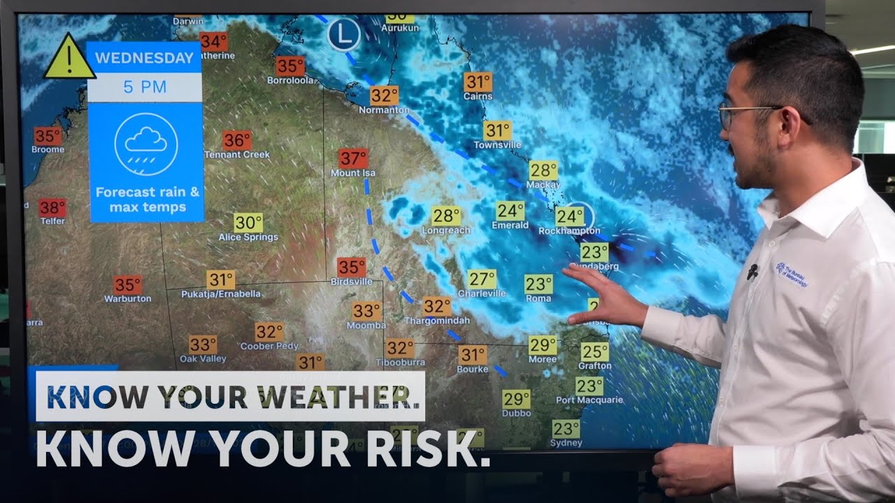 Australia Weather: Weather Update: Rain and storms increasing for QLD ...