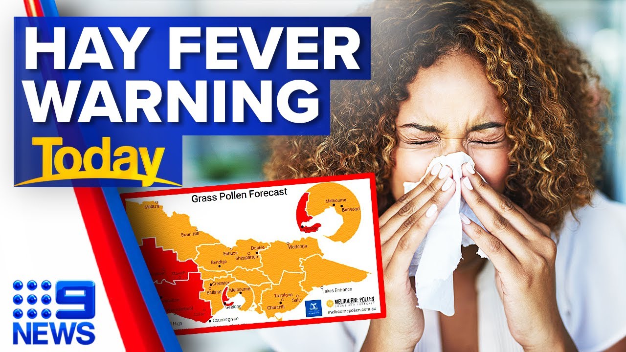 Hay fever warning as weather heats up across Australia | 9 News ...