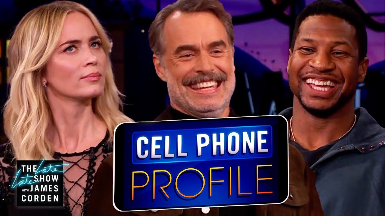 "Whose Cell Phone Is It?" w/ Emily Blunt, Jonathan Majors & Murray ...