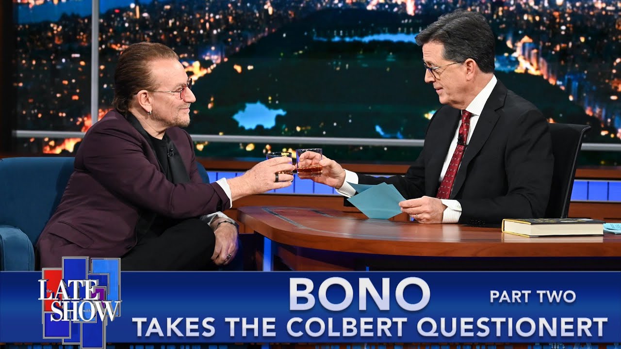 Bono Takes The Colbert Questionert, Part 2 - The Global Herald
