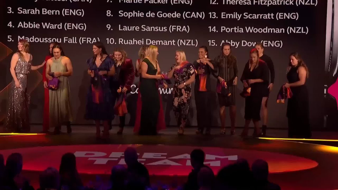 World Rugby Women’s 15s Dream Team of the Year in partnership with ...