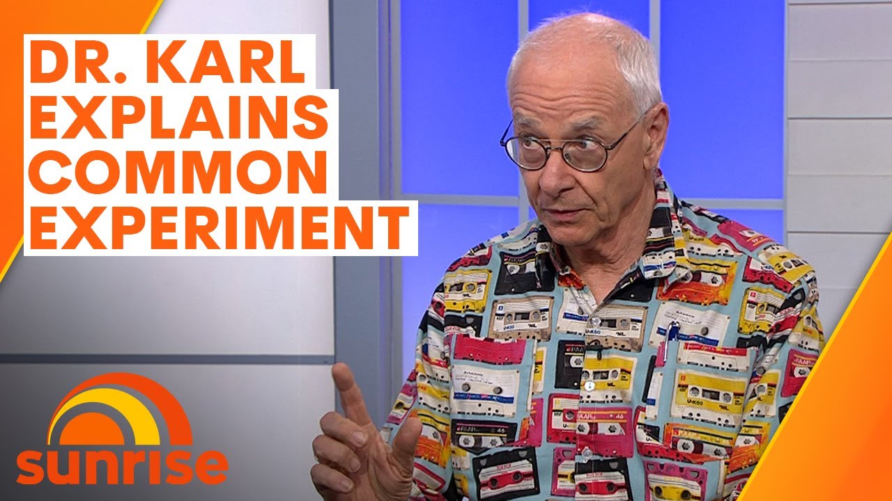 Dr Karl explains science experiment at the centre of Sydney school ...