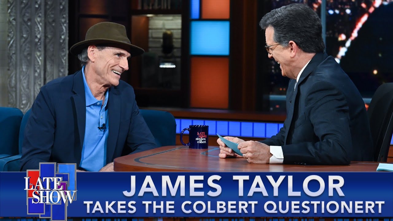 James Taylor Takes The Colbert Questionert - The Global Herald