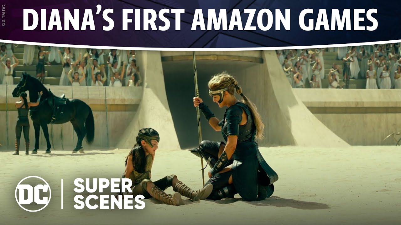 Wonder Woman 1984 - Diana's First Amazon Games | Super Scenes | DC ...