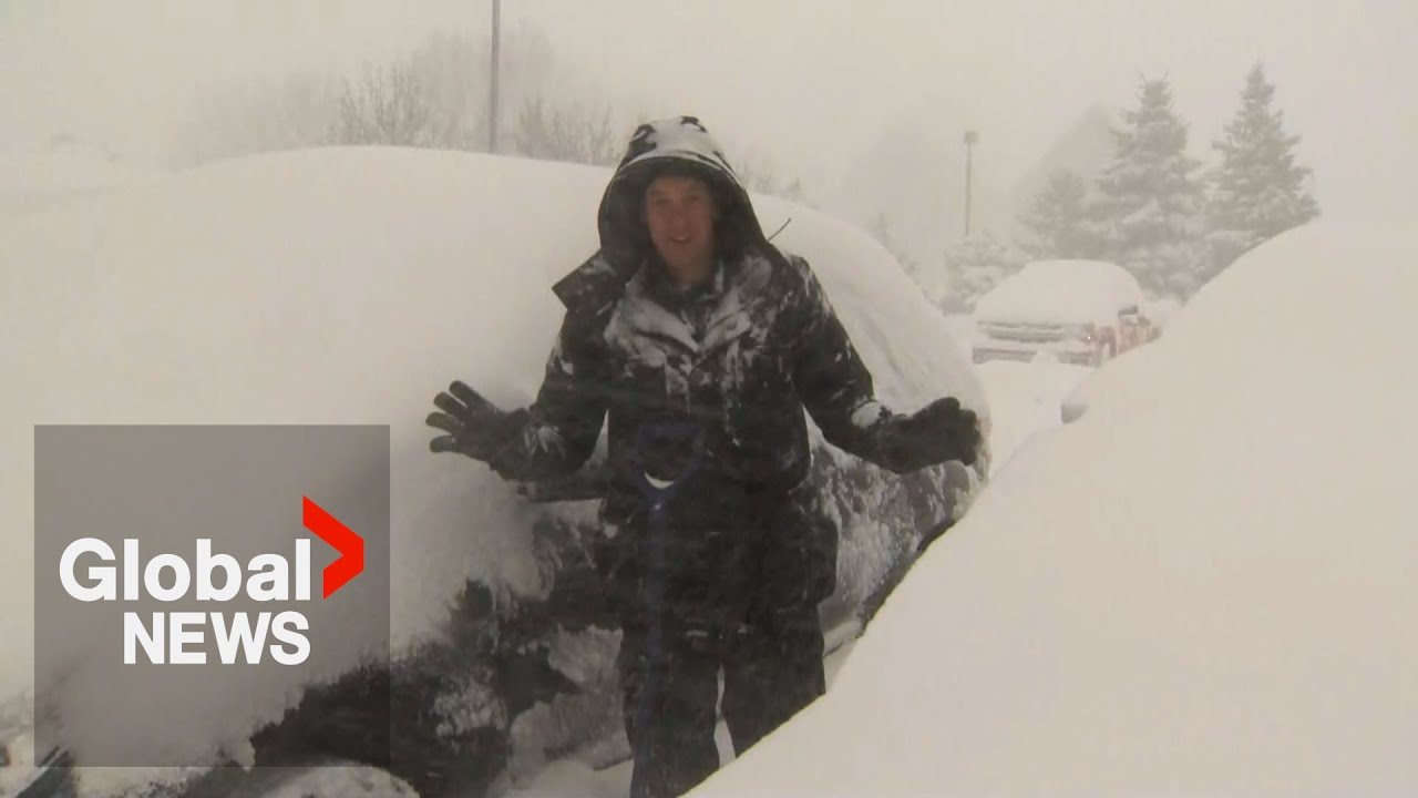 Lake-effect snowstorm begins to paralyze parts of New York state - The ...