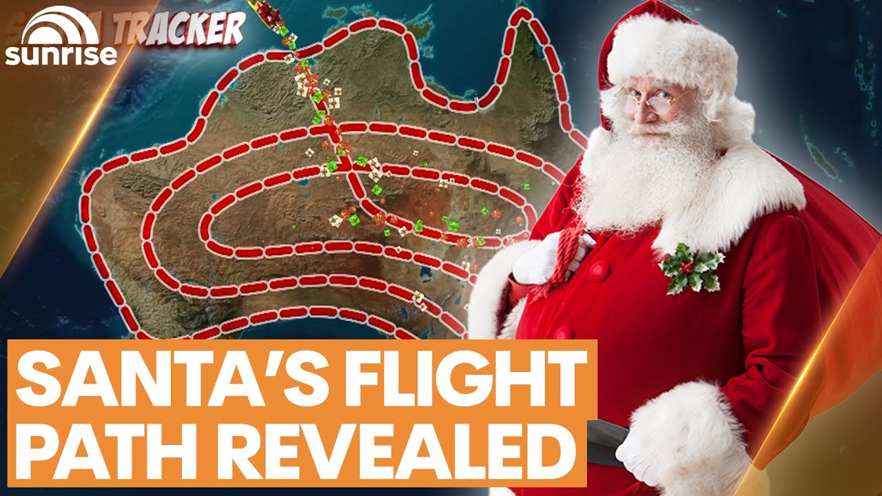 Santa’s flight path revealed: how the man in red will get around ...
