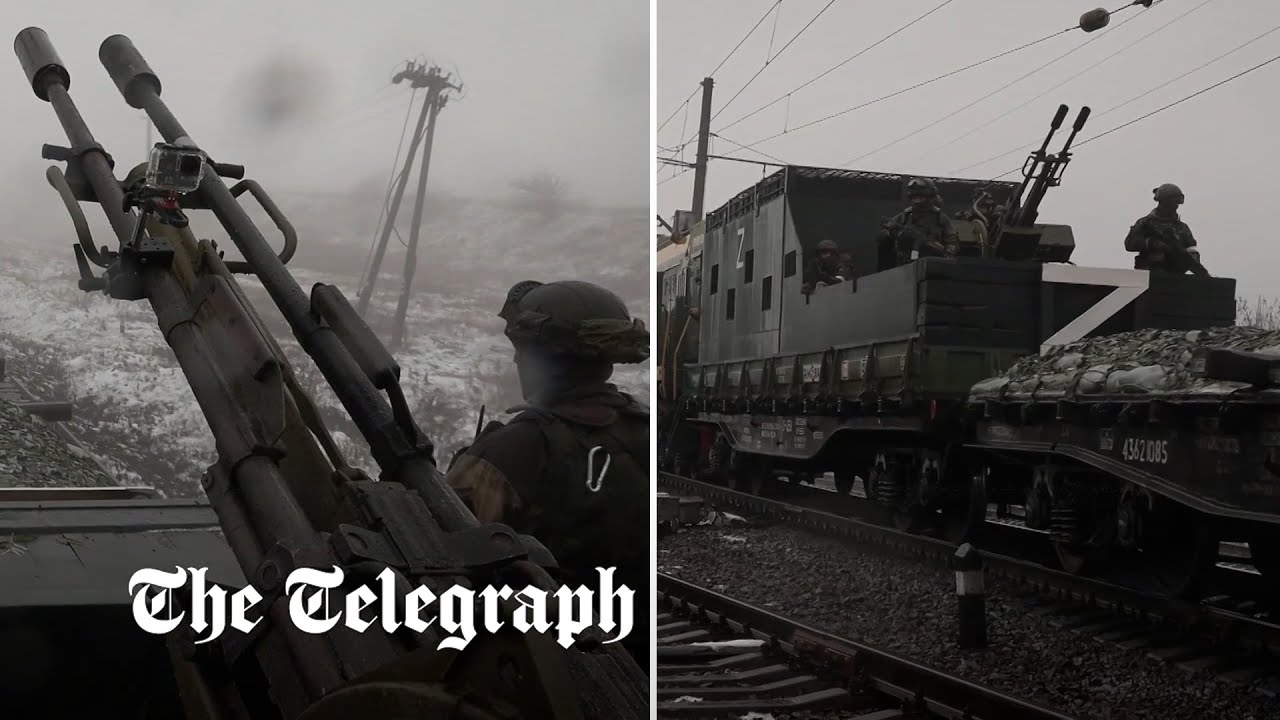 Heavily armed Russian train patrols occupied Ukraine - The Global Herald