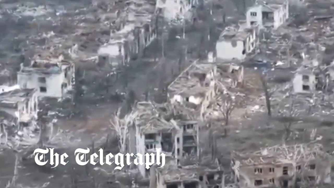 Dramatic drone footage reveals the sheer scale of devastation after ...