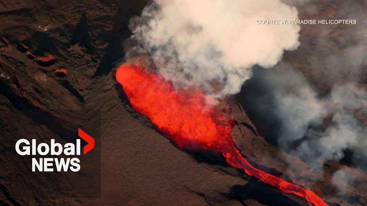 Mauna Loa volcano spews lava, gas and ash into sky as eruption continues - The Global Herald