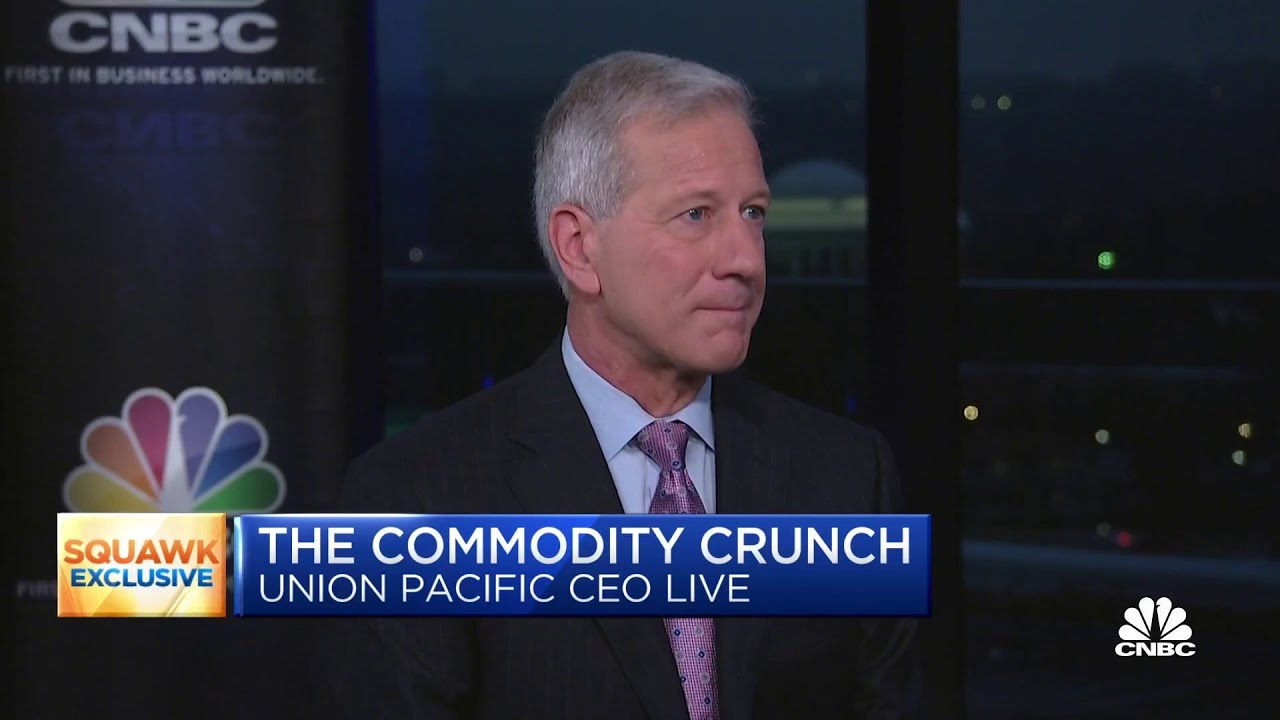 The U.S. economy is clearly slowing, says Union Pacific CEO Lance Fritz ...