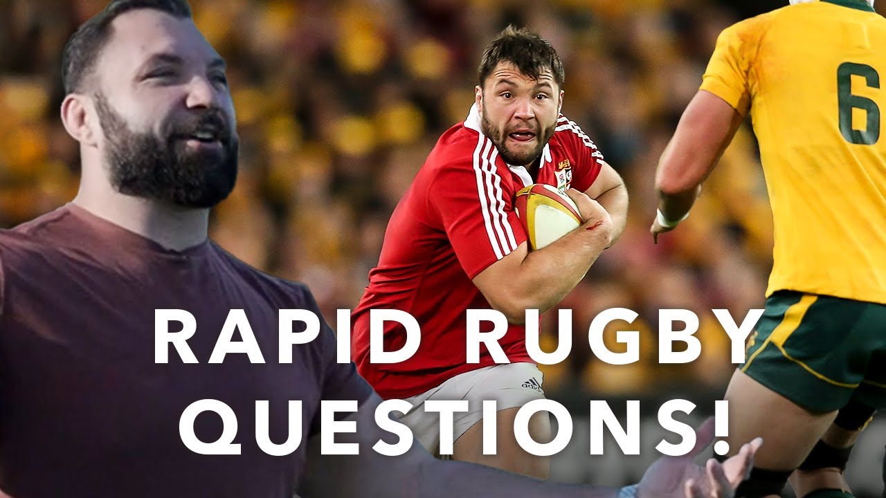 Alex Corbisiero Answers RAPID FIRE Questions on his Career... + more ...