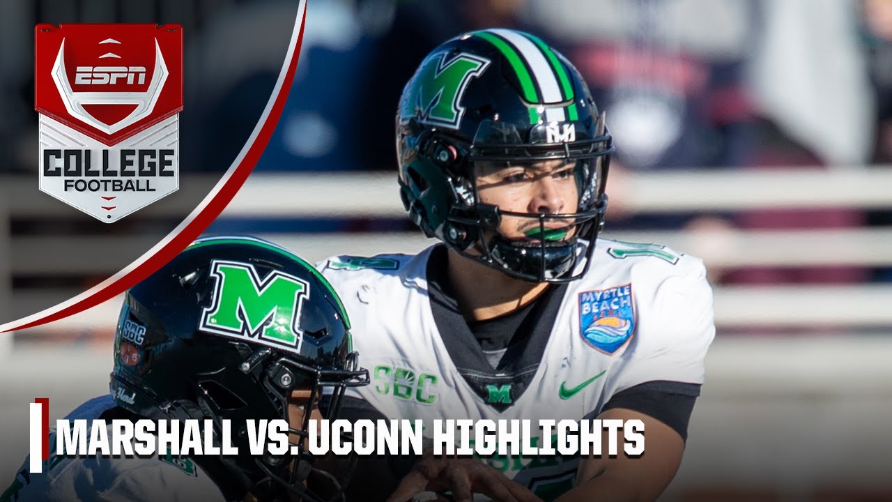 Myrtle Beach Bowl: Marshall Thundering Herd vs. UConn Huskies | Full Game Highlights - The ...