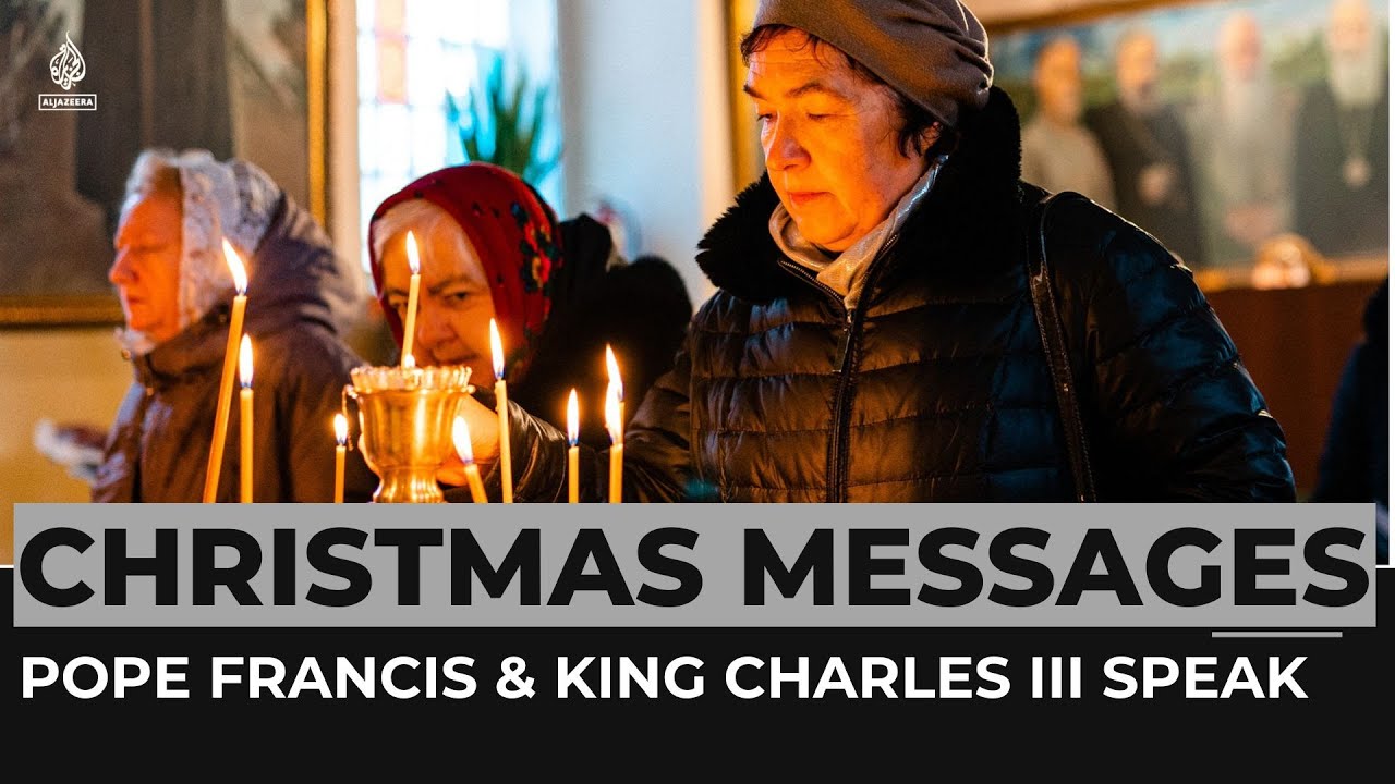 Pope Francis and King Charles deliver Christmas Day messages - The ...