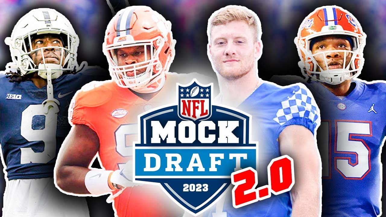 The OFFICIAL "Pre-Bowl Games" 2023 NFL First Round Mock Draft! (2.0 ...