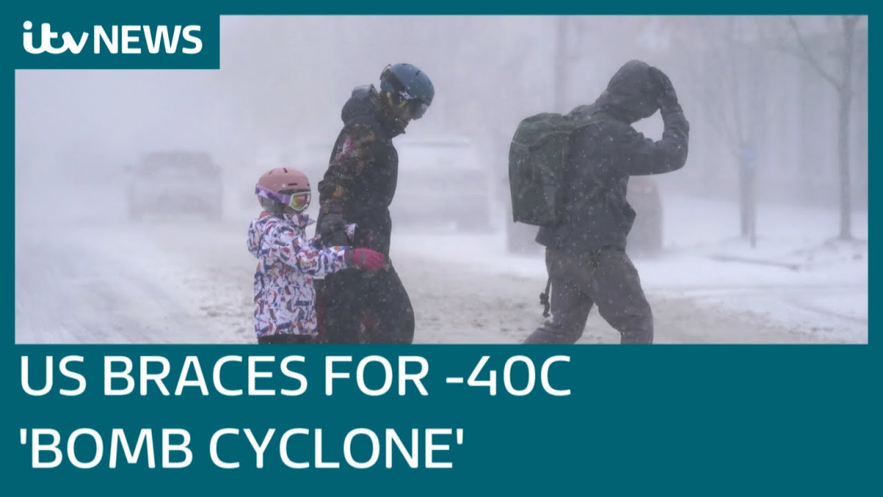 Warning frostbite can take place in minutes as 'bomb cyclone' forecast ...