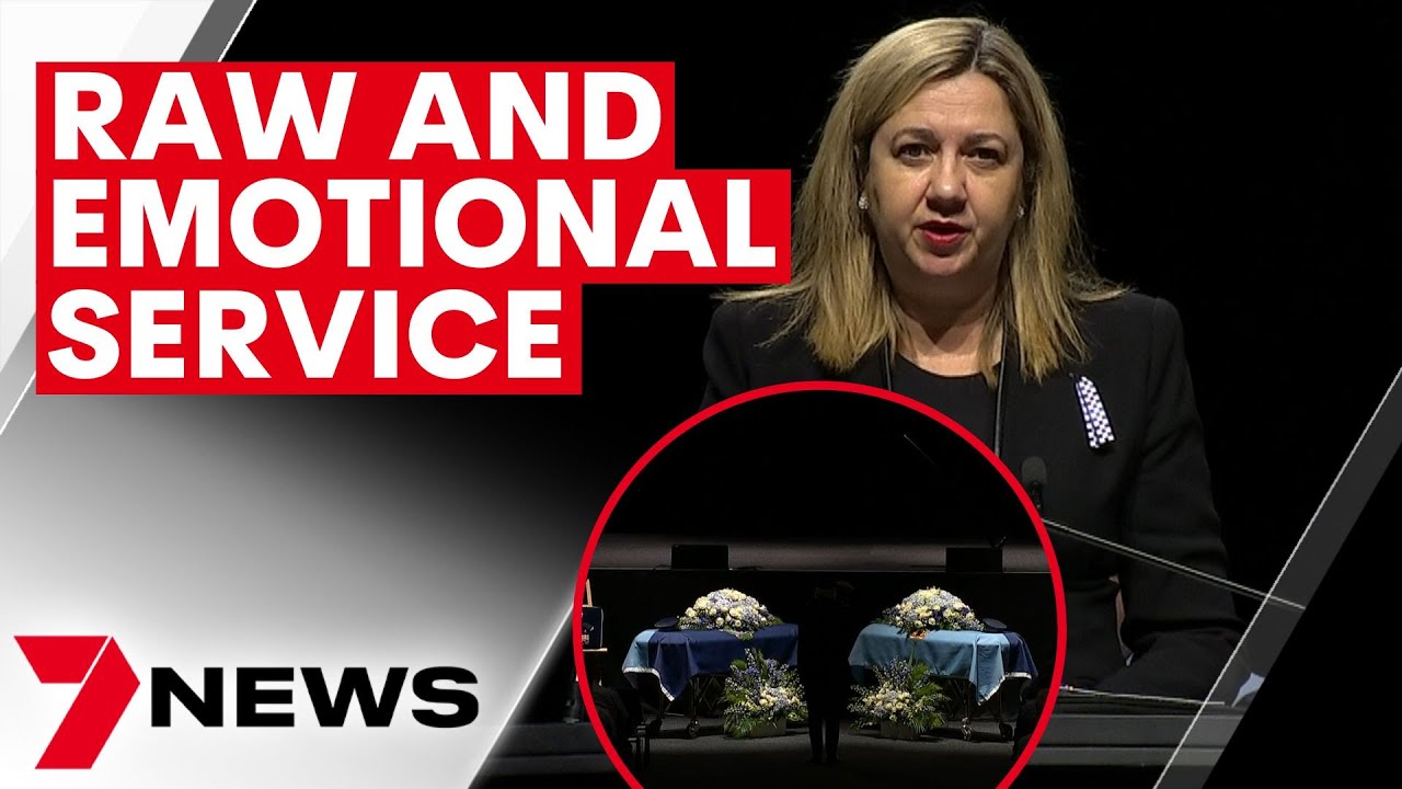Thousands attended the service for Constables Matthew Arnold and Rachel ...