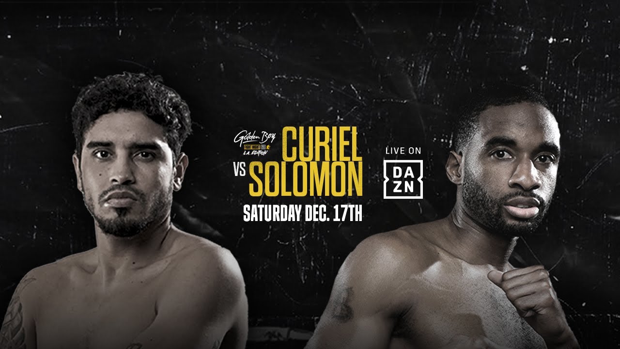 RAUL CURIEL VS. BRAD SOLOMON PRELIM FIGHTS LIVESTREAM - The Global Herald