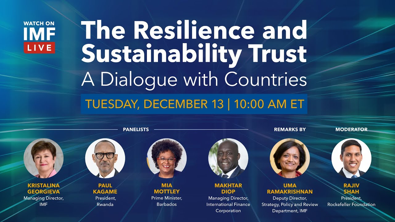The Resilience and Sustainability Trust - A Dialogue with Countries ...