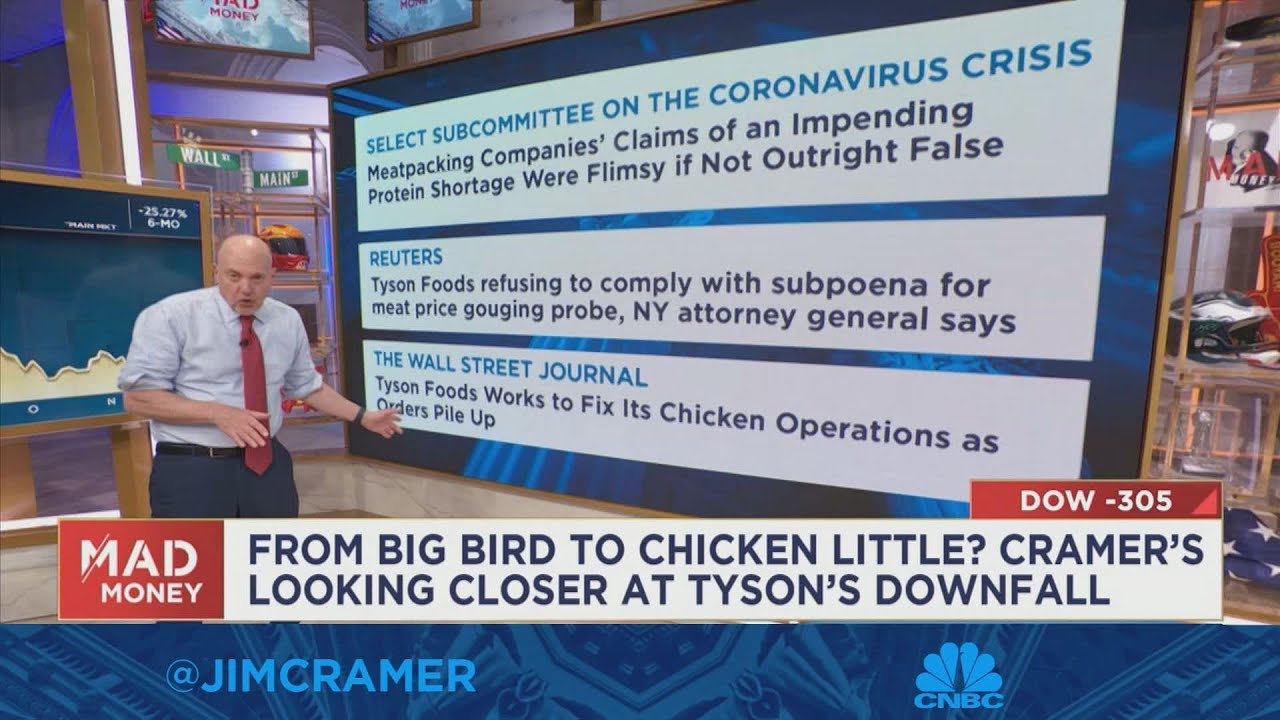 Jim Cramer gives his take on Tyson Foods - The Global Herald