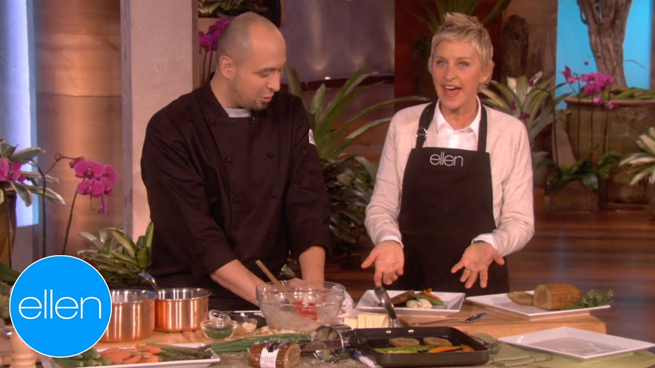 Ellen’s Chef Roberto Makes a Vegan Feast! (Season 7 on "Ellen") - The ...