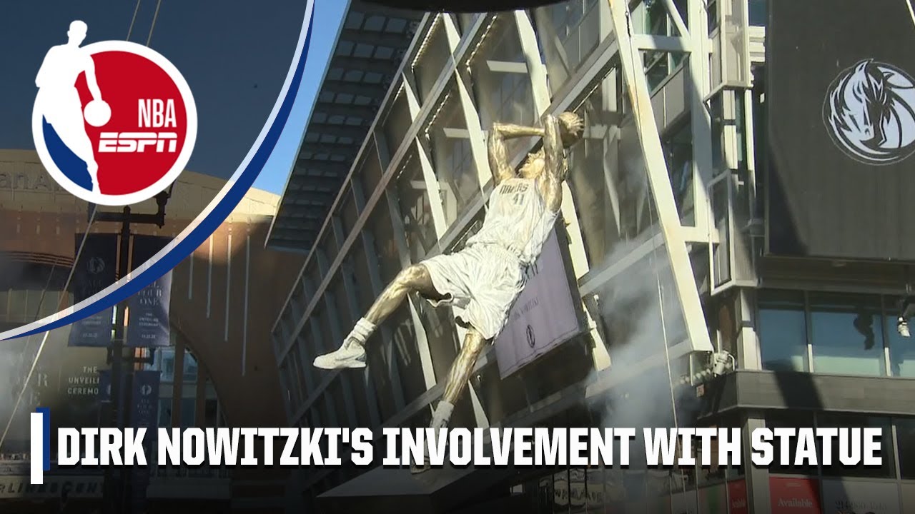 Dirk Nowitzki statue unveiled by Mavericks, Mark Cuban on Christmas Day ...