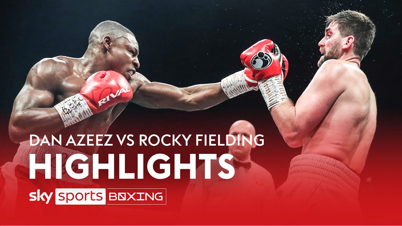 HIGHLIGHTS! Dan Azeez vs Rocky Fielding | British & Commonwealth title ...