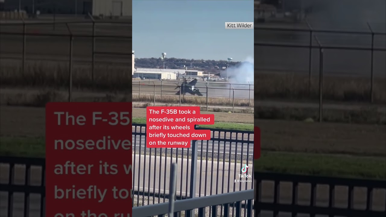 Watch moment pilot ejects as jet crashes - The Global Herald