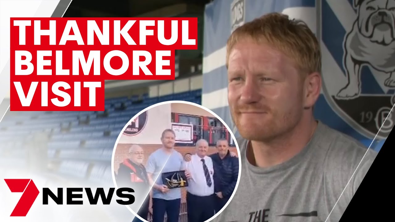Former Bulldogs captain James Graham visits Belmore after Thatto Heath ...