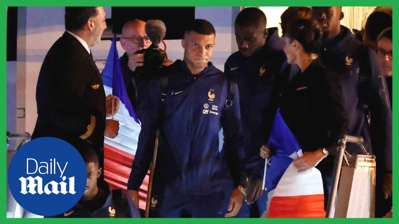Emotional Mbappe and France World Cup team return after defeat to ...