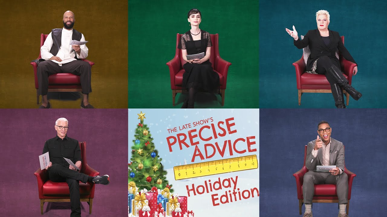 Late Show's Precise Advice: Holiday Edition! - The Global Herald