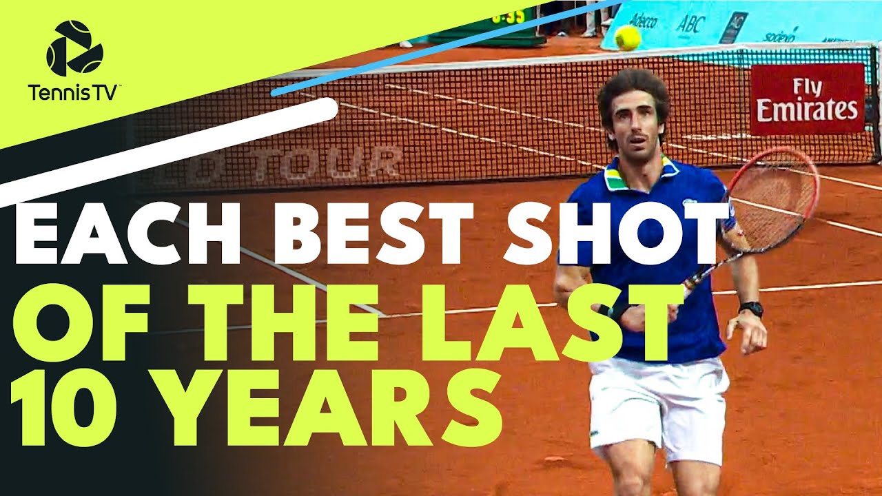 The Best ATP Tennis Shot Every Year for the Last 10 Years! - The Global ...