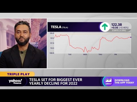 Tesla stock set to see biggest yearly decline - The Global Herald