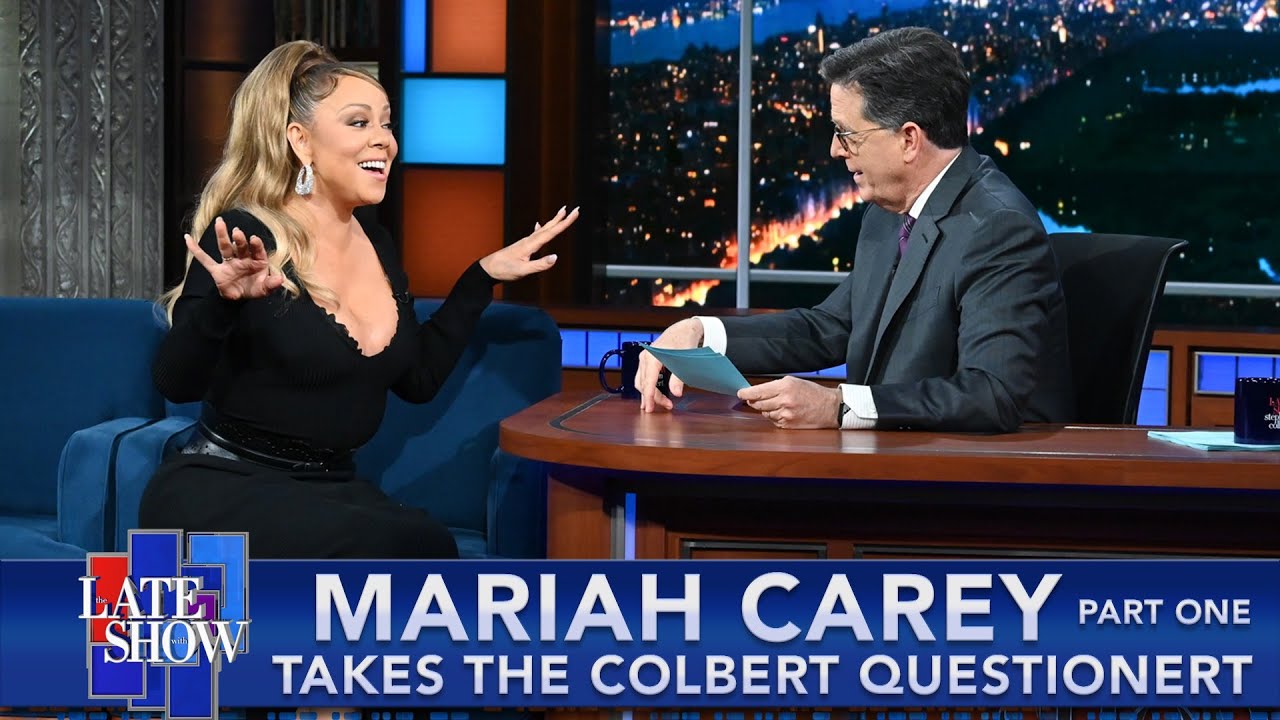 Mariah Carey Takes The Colbert Questionert - Part 1 - The Global Herald