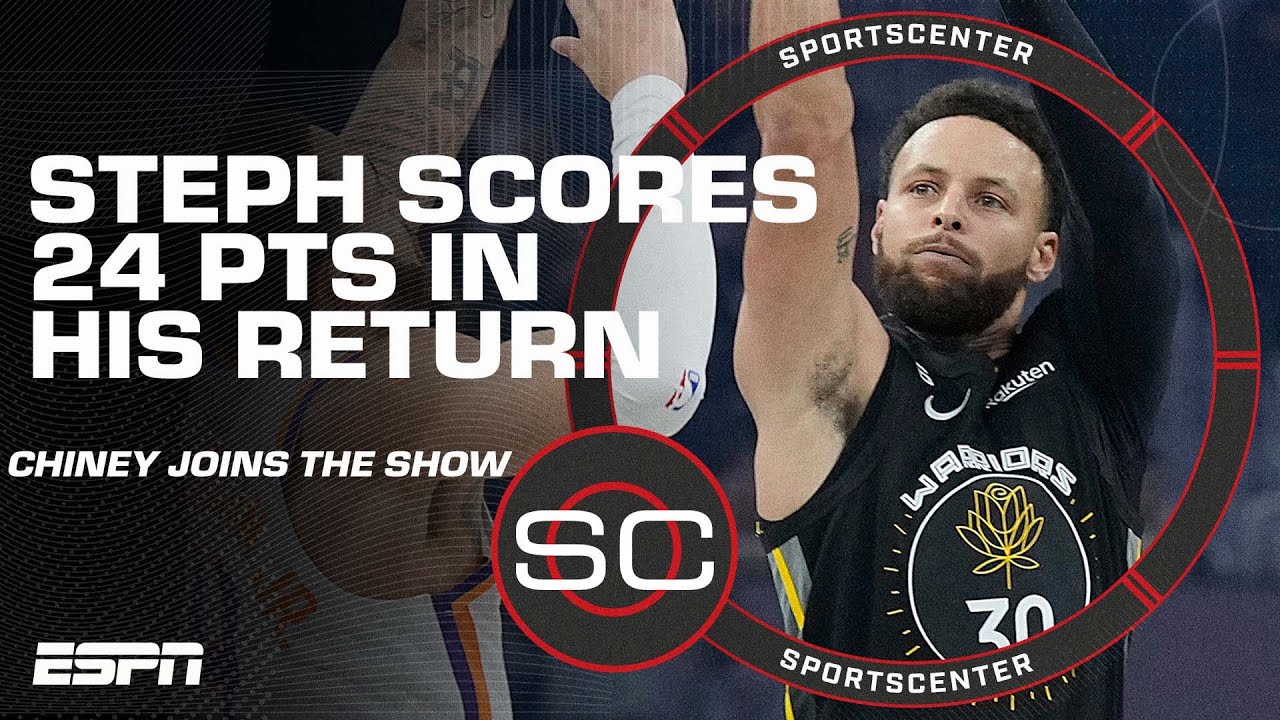 How Steph Curry fit in with the Warriors in his return | SportsCenter ...