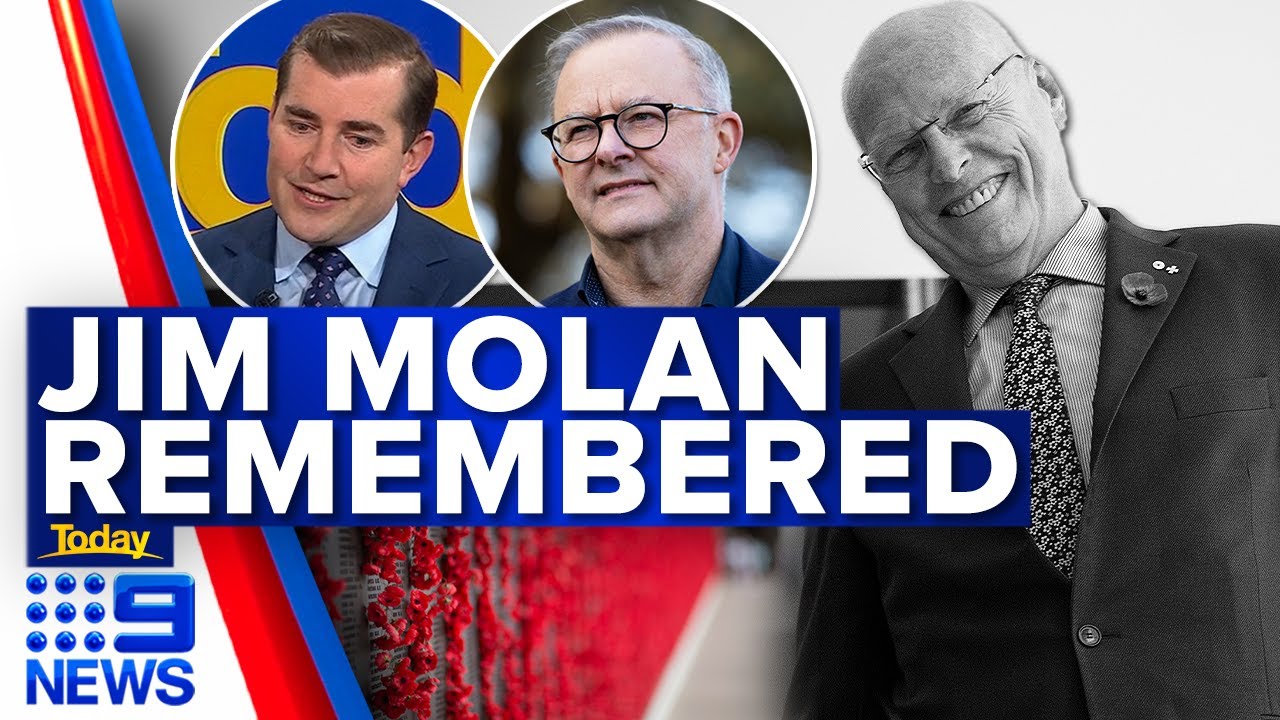 Touching tributes flow for late senator Jim Molan | 9 News Australia ...