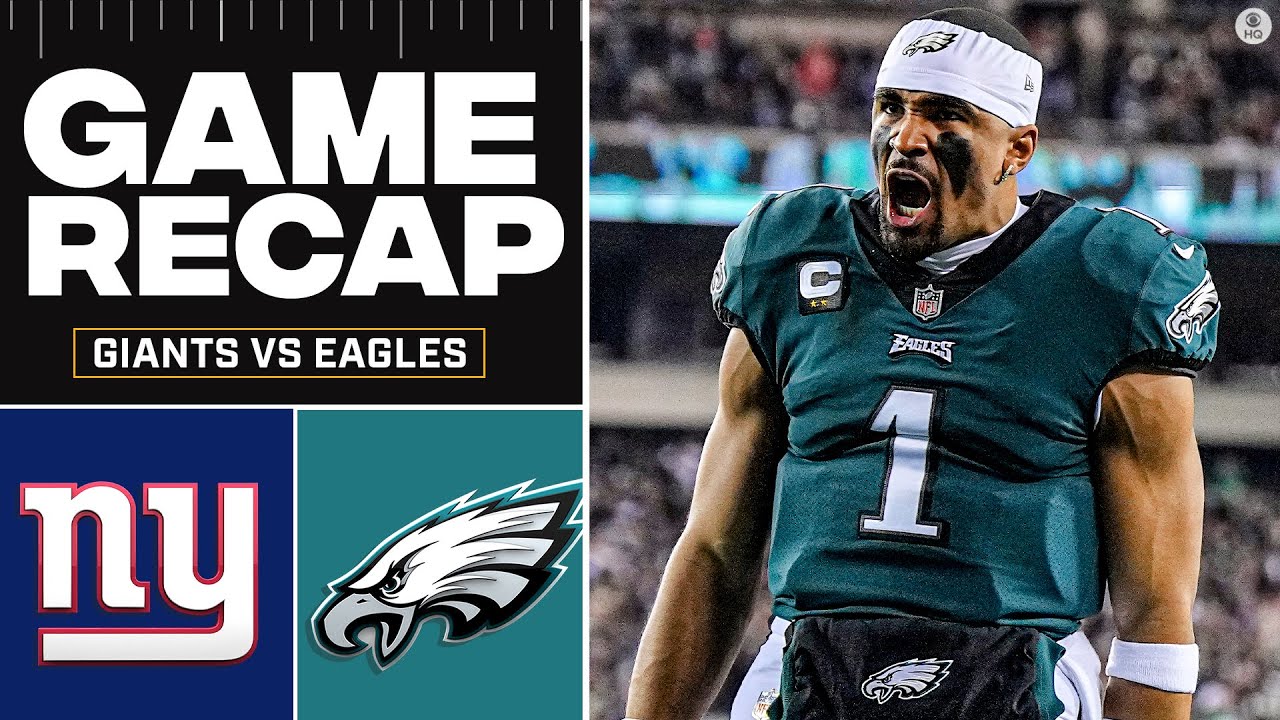 Eagles TAKE DOWN Giants to Advance to NFC CHAMPIONSHIP | CBS Sports HQ ...