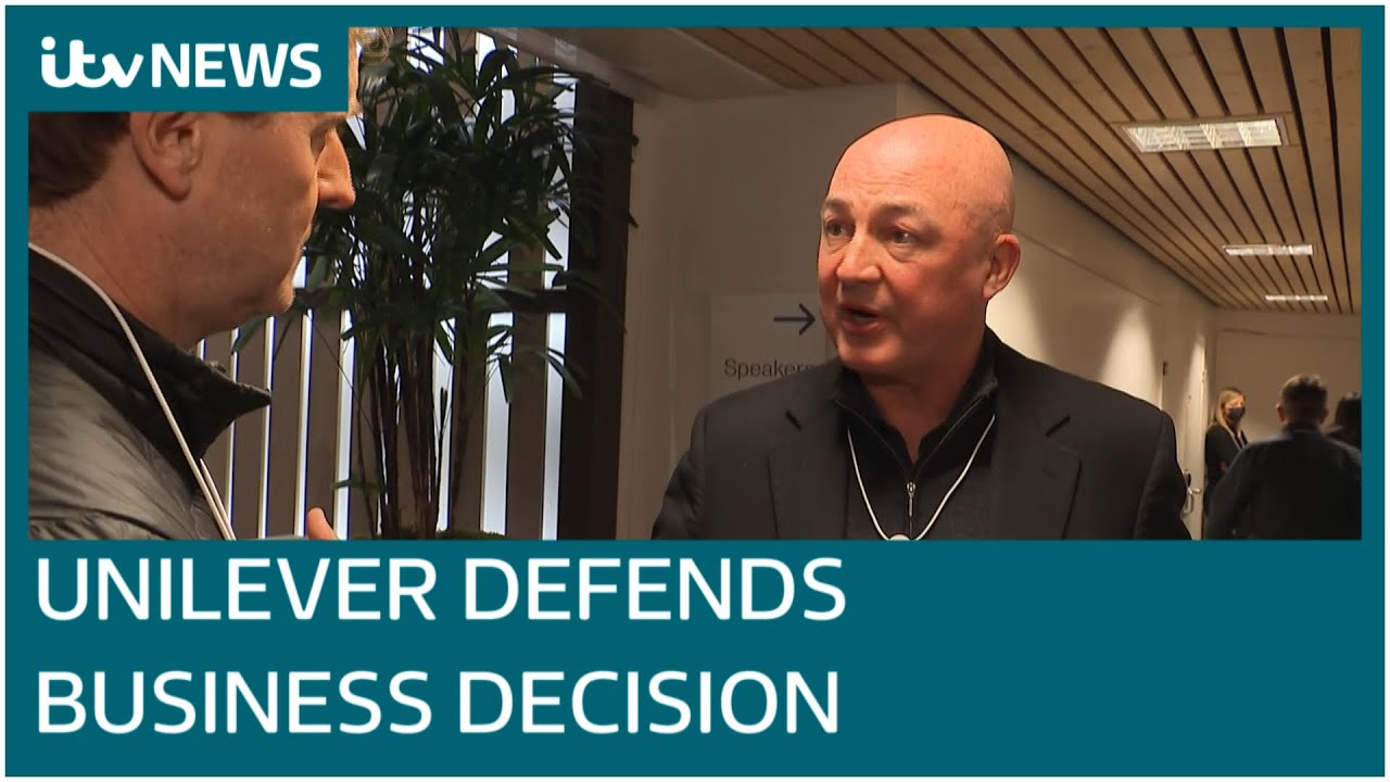Boss of Unilever defends decision to retain business in Russia | ITV ...