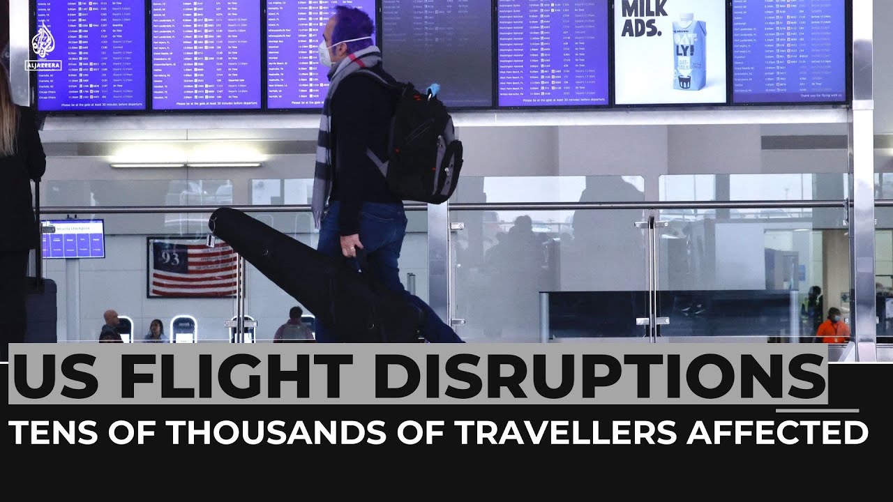 US flight disruptions: Tens of thousands of travellers affected - The ...