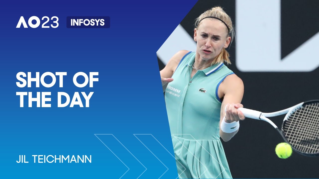 Teichmann's Lovely Lob | Infosys Shot of Day 3 | Australian Open 2023 ...