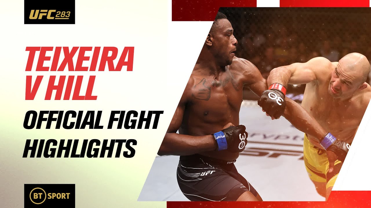 The end of an era as history is made! | Glover Teixeira v Jamahal Hill ...
