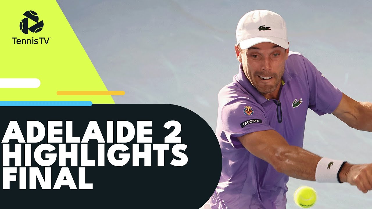 Roberto Bautista Agut vs Soonwoo Kwon For The Title | Adelaide International 2 Final Highlights ...