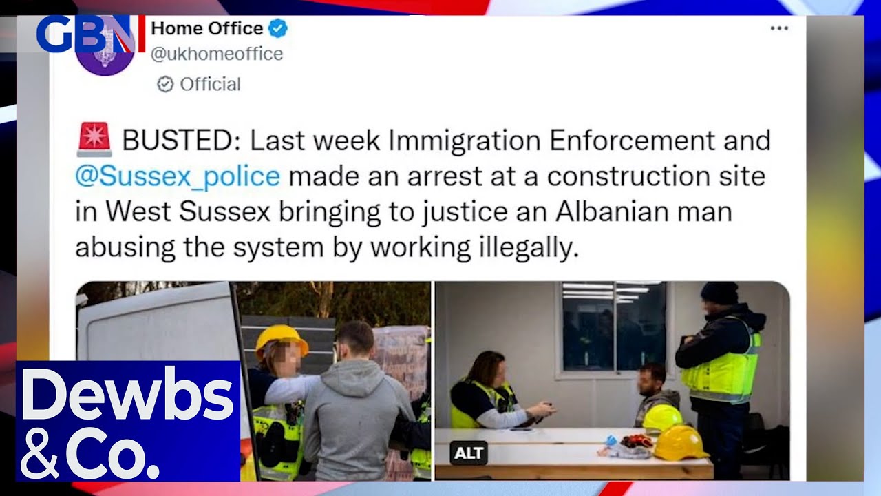 Home Office 'boasts' about arresting an illegal Albanian migrant ...