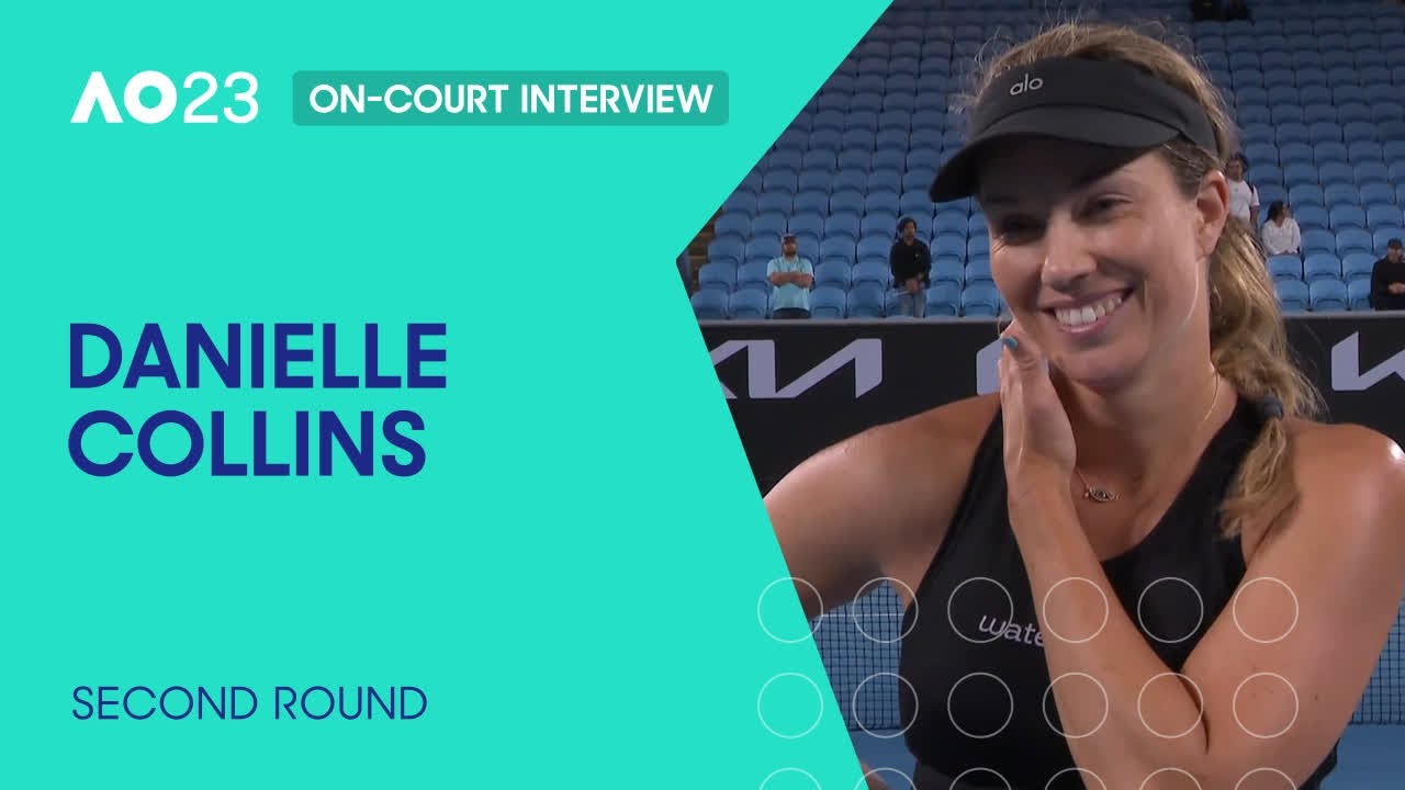 Danielle Collins On-Court Interview | Australian Open 2023 Second Round ...